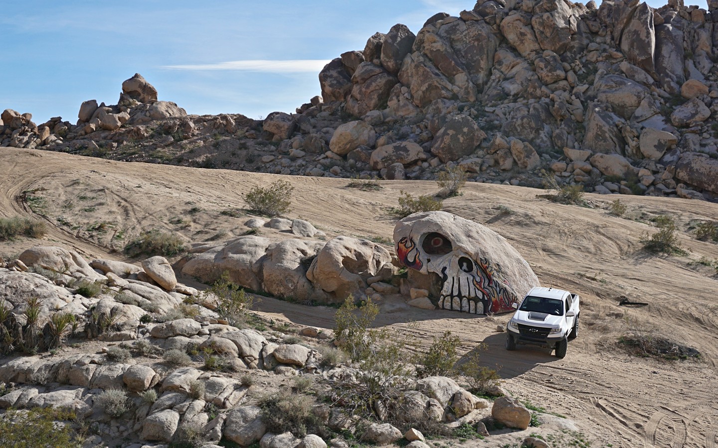 Skull Rock Of Johnson Valley - California Offroad Trail