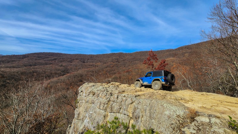 Offroad Trails in Windrock Park